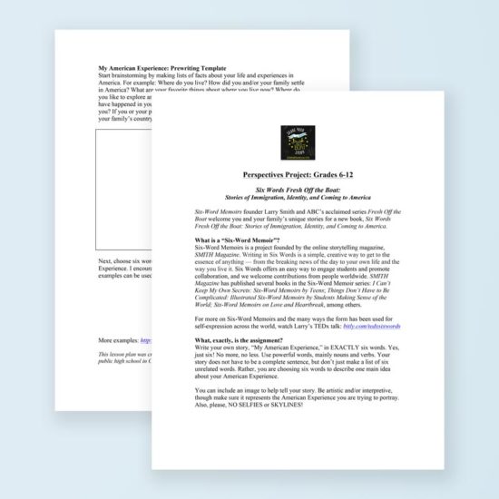 FREE Six-Word Teaching Guides – Six-Word Memoirs